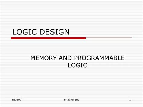 PPT LOGIC DESIGN PowerPoint Presentation Free Download ID