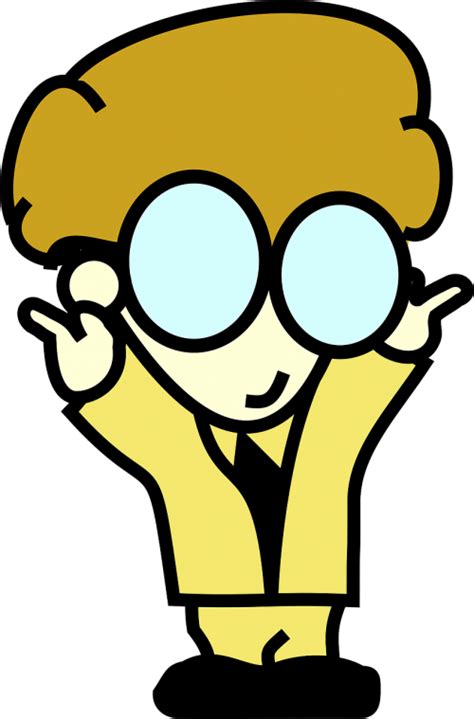 Nerdcartooncharactergeekglasses Free Image From