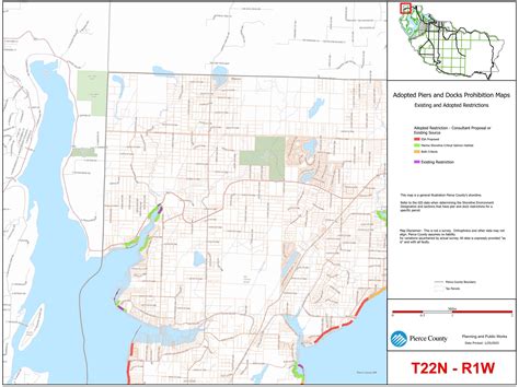 Ch 18s70 App J Water Access Facility Prohibition Maps Pierce