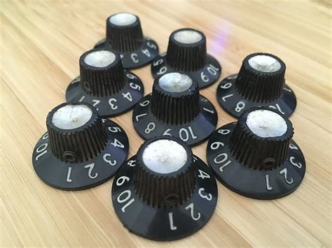 Vintage Fender Amplifier Knobs 8 1968 Bandmaster Reverb