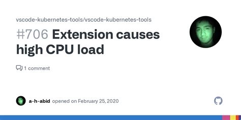 Extension Causes High Cpu Load · Issue 706 · Vscode Kubernetes Toolsvscode Kubernetes Tools