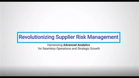 Decimals Advanced Analytics For Supplier Risk Management Decimal