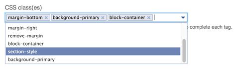 Block Class Tags Block Class Tags