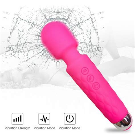 Best Price For 20 Modes 8 Speed Powerful Rechargeable Magic Wand Cli