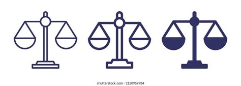 Justice Scale Icon Different Design Balance Stock Vector Royalty Free 2120959784 Shutterstock