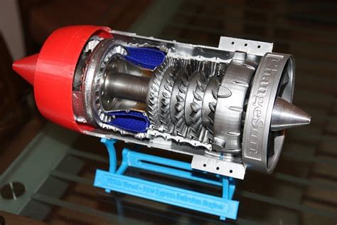 Low Bypass Turbofan Jet Engine By Gahwar Jet Engine Jet Turbine Engineering