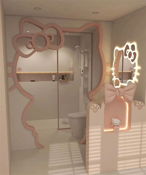 Pin On Decor Hello Kitty Bathroom Hello Kitty Room Decor Hello