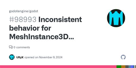 Inconsistent Behavior For Meshinstance3d Visibility Range When