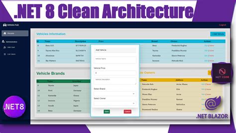 Net 8 Clean Architecture With Blazor Crud Jwt And Role Authorization Using Identity And Refresh