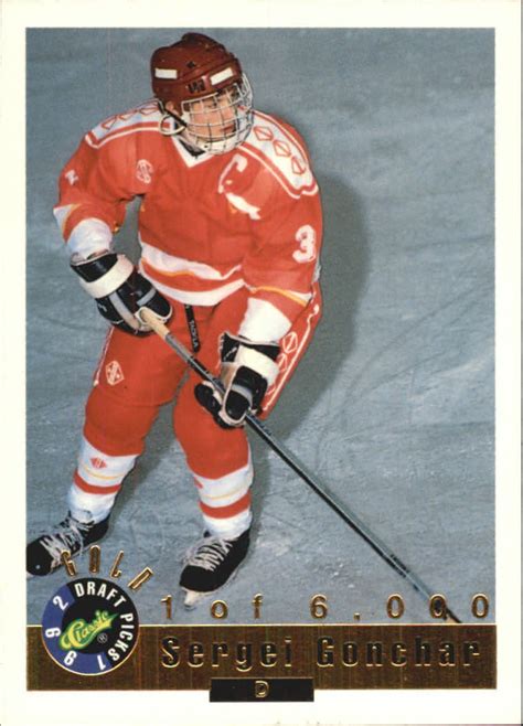 1992 Classic Gold 43 Sergei Gonchar Nm