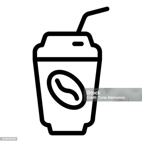 커피 컵 라인 아이콘입니다 뚜껑과 콩 기호가 있는 테이크아웃 뜨거운 음료 머그잔 흰색 배경에 윤곽선 스타일 픽토그램 모바일 웹 디자인을 위한 카페인 또는 카페 벡터 그래픽