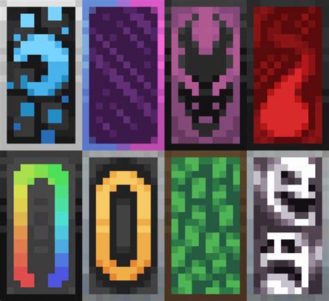Cool Banner Designs In Minecraft 1 14 Minecraft Banner Patterns Minecraft Banner Designs