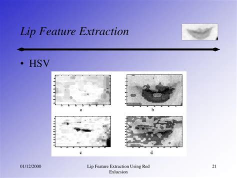Ppt Lip Feature Extraction Using Red Exclusion Powerpoint