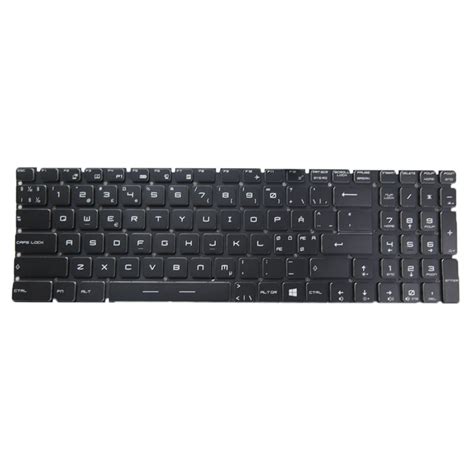Laptop 3 Zone Rgb Backlight Keyboard For Msi Creator 17 A10 Creator 17 A10sd A10se A10sf A10sfs