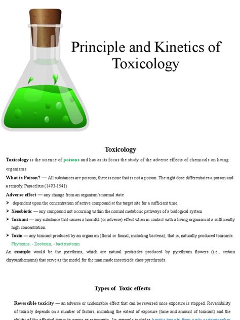 Toxicology Introduction Pdf Dose Biochemistry Chemistry