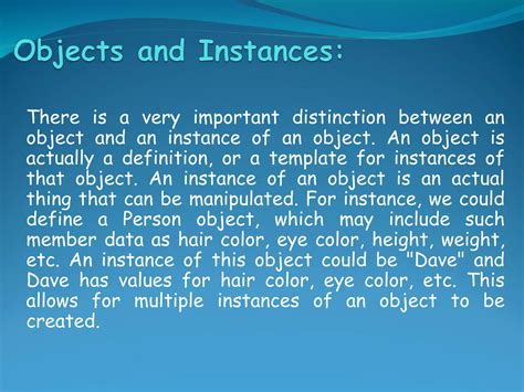 Introduction To Object Oriented Programmingppt