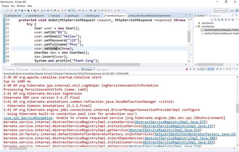 không kết nối được database trong eclipse programming dạy nhau học