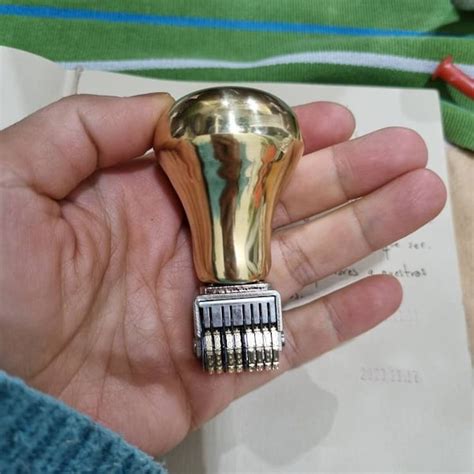 Rotary Brass Date Stamp Small Medium Large Etsy