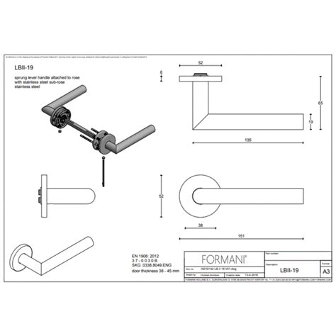Formani Deurkruk Basic Lb 2 Mat Rvs Mijndeurenwinkelnl