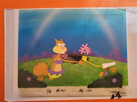 Spongebob Squarepants Cel Animation Art World