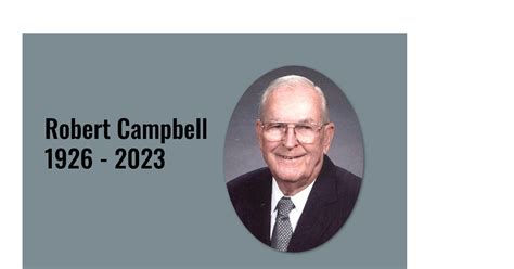 Robert Campbell Obituary Paris Texas