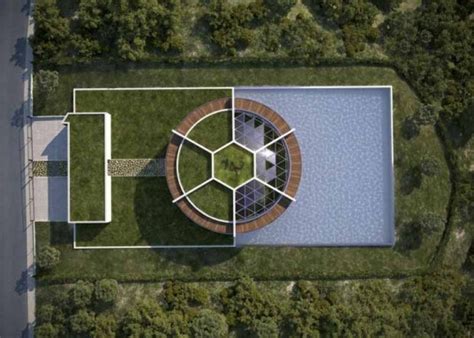 Architect Designs A Soccer Ball Shaped House For Famous Footballer