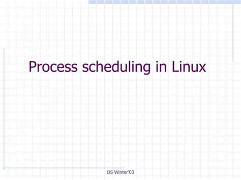 Ppt Process Scheduling In Linux Powerpoint Presentation Free