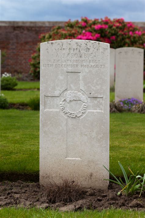 Albert James Crombie New Zealand War Graves Project