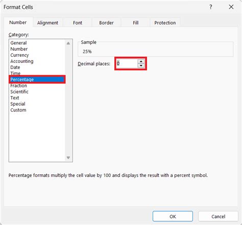 how to convert decimal numbers to percentages in microsoft excel
