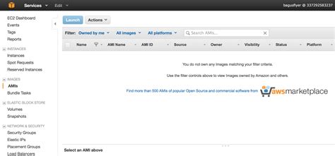 Amazon Web Services No Ami Selected After Aws Ec2 Instance Created