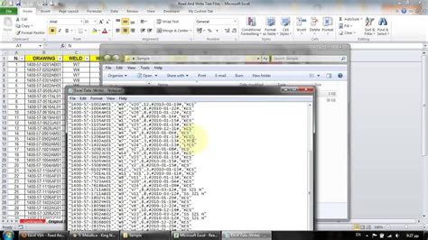 Excel Vba Read And Write Text Files Youtube