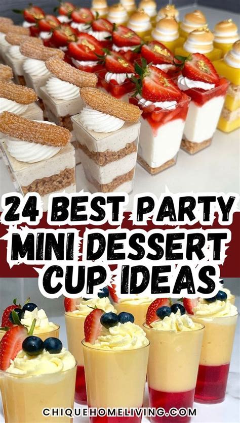 Add A Touch Of Sweetness To Your Party With These 24 Best Mini Dessert