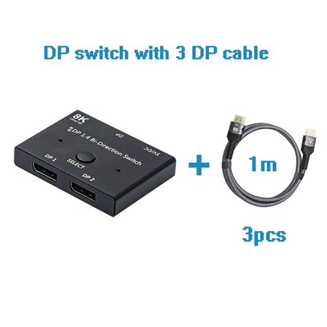 8k Displayport Splitter Ultra Hd Dp 1 4 Bi Directi Vicedeal