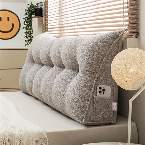 Gujuja Triangular Headboard Wedge Pillow Back Support