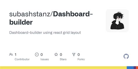 GitHub Subashstanz Dashboard Builder Dashboard Builder Using React Grid Layout