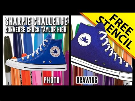 Converse Sharpie Art