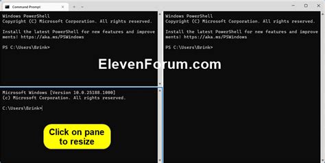 Resize Panes In Windows Terminal In Windows Windows Forum
