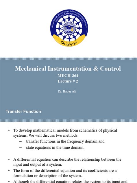 Transfer Function Pdf Laplace Transform Function Mathematics