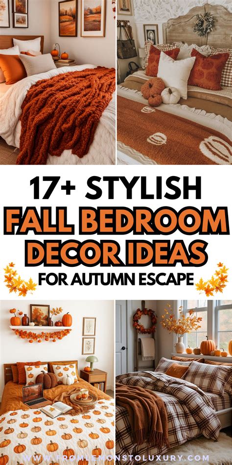 17 Stylish Fall Bedroom Decor Ideas For A Cozy Retreat From Lemons