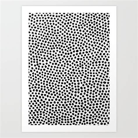 Dots Pattern Art Print By Georgiana Paraschiv Society6