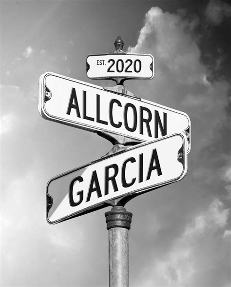 Street Signs Custom Art Print Ready To Frame T Etsy In 2024