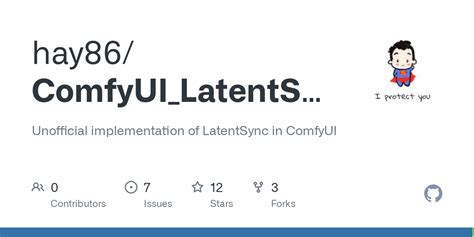Github Hay86comfyuilatentsync Unofficial Implementation Of