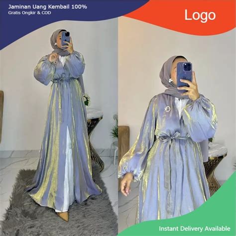 Jual Outer Shimmer L Cardigan Simer Polos Basic L Simmer Dress All Size Fit To Xl Besar Ootd