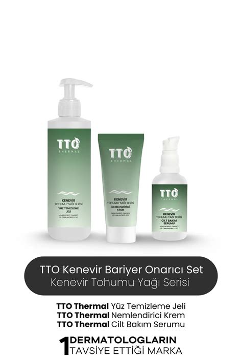 Tto Thermal Bariyer Onarıcı Set Kenevir Tohumu Yağı Serisi