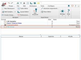 Lesson Basic Tutorial Data Analysis Software For Flow Cytometry PPTX Computing