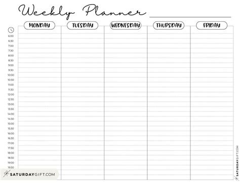 Weekly Schedule Maker Free And Customizable Weekly Planner Templates