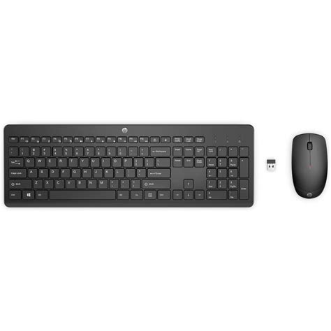 Kit Teclado E Mouse Sem Fio 330 Preto Hp Compujob Rs