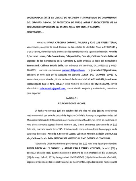 Divorcios Proteccion Mutuo Consentimientos Pdf Divorcio Justicia