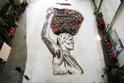 Vik Muniz Transforms Garbage From Rio De Janeiro Landfills Into