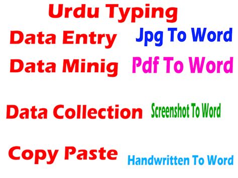 Do Data Entry Data Conversion Pdf To Ms Word And  To Ms Word By